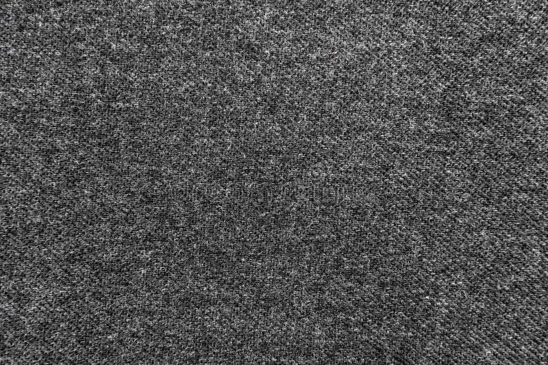 Texture of Black Dense Woolen Fabric for Tailoring. Textile. Material ...