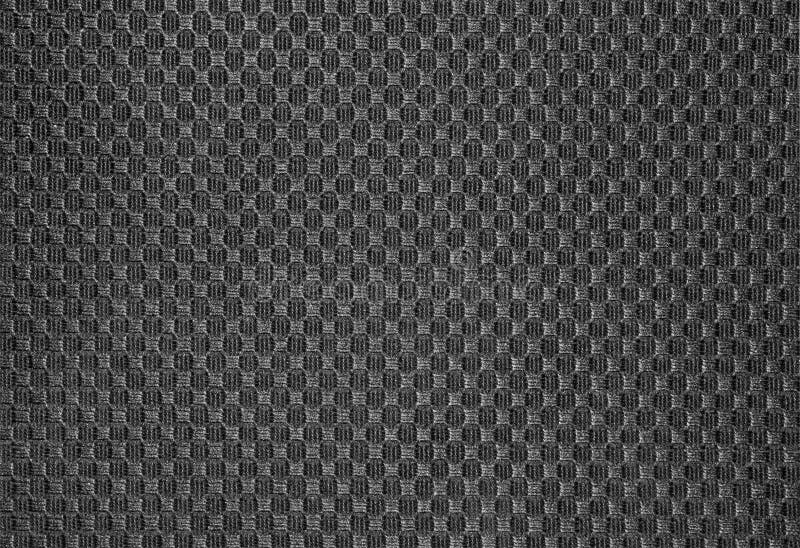 Texture of Black Fabric Embroidered in a Checkerboard Pattern. Stock ...