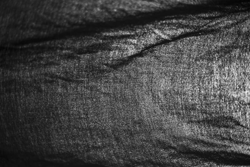 The Texture of Black Fabric. Light through the Fabric Stock Photo ...