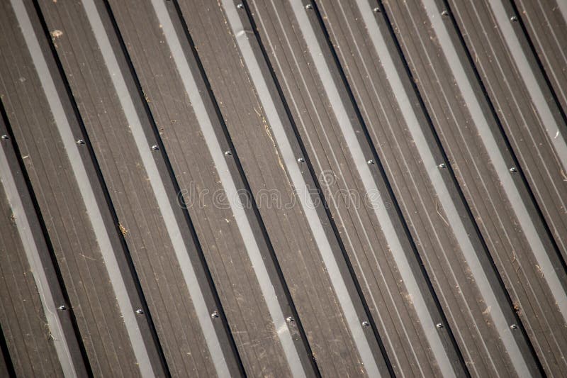 Texture of a Black Sheet Metal Roof Stock Image - Image of textured ...