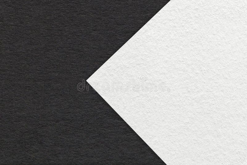 Texture of Black and White Paper Background, Half Two Colors with Arrow ...