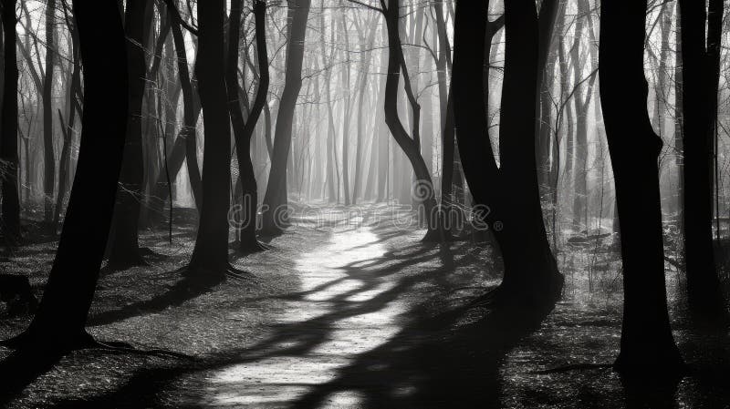 Texture Black and White Woods Stock Image - Image of monochrome ...