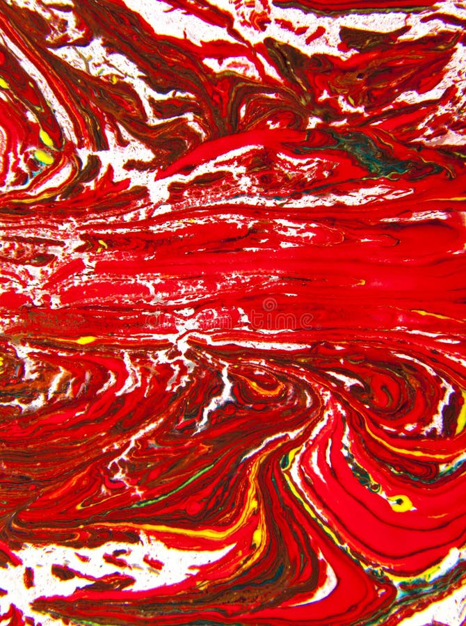 Texture Blending Abstract Colors of Red Paint and Other Color Abstract ...