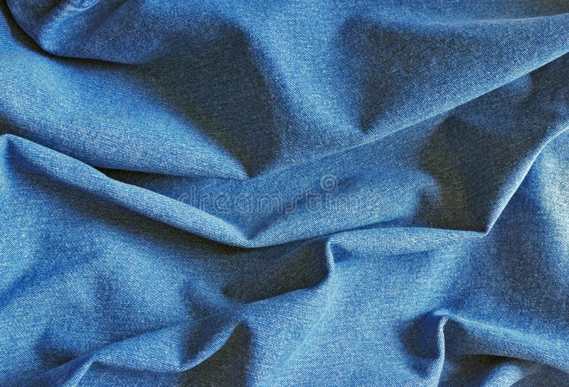 Texture of blue cotton stock image. Image of fabric, blue - 5300971