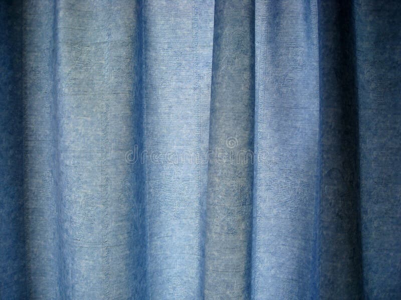 Texture Of Blue Curtain Fabric Stock Photo - Image of backdrop ...
