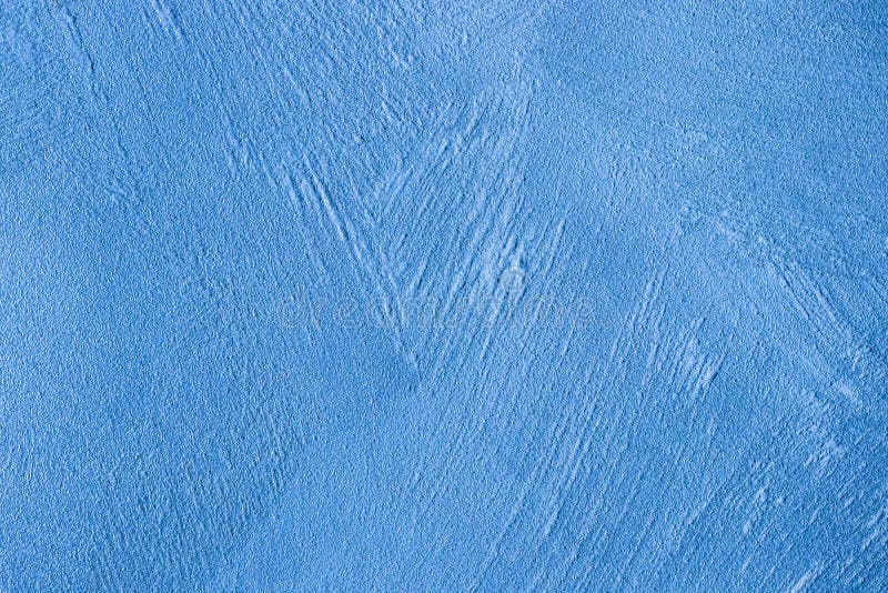 Texture of Blue Decorative Plaster or Stucco or Concrete. Abstract ...