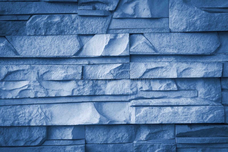 Texture of Blue Decorative Tiles in Form of Brick. Stock Photo - Image ...