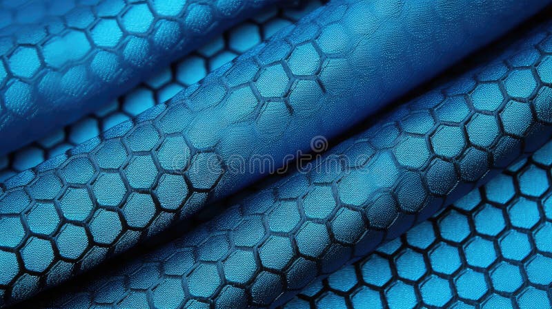 Texture Blue Honeycomb Pattern Stock Image - Image of style, geometric ...
