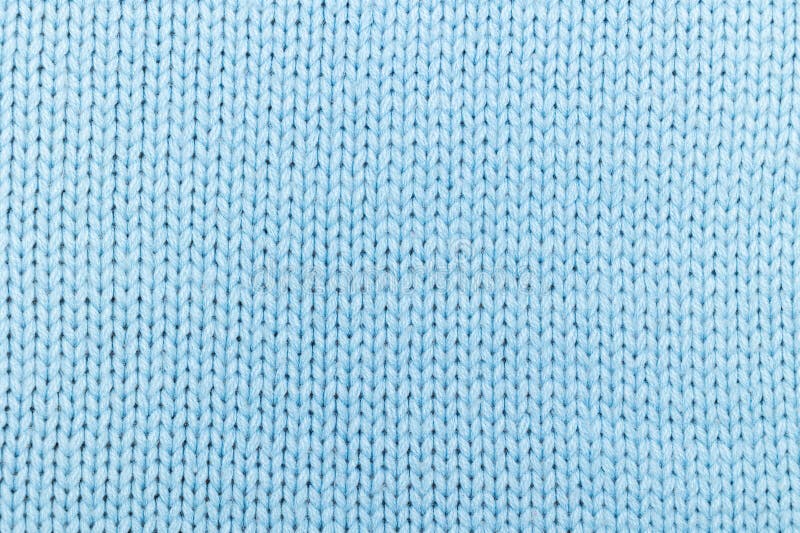 Texture of Blue Knitted Fabric Stock Photo - Image of flooring, factory ...