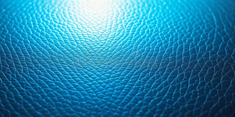 Texture of Blue Leather Showcasing Intricate Patterns Illuminated by ...