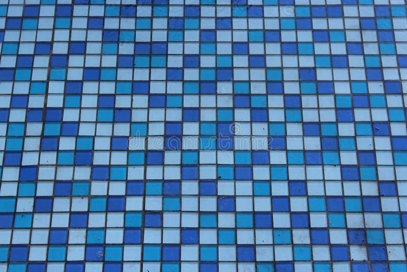 Texture from Blue and Light Blue Mosaic Stock Photo - Image of ...