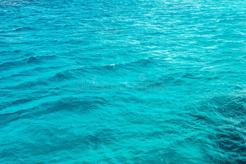 Texture Blue Sea or Ocean Water Full Frame Stock Photo - Image of level ...