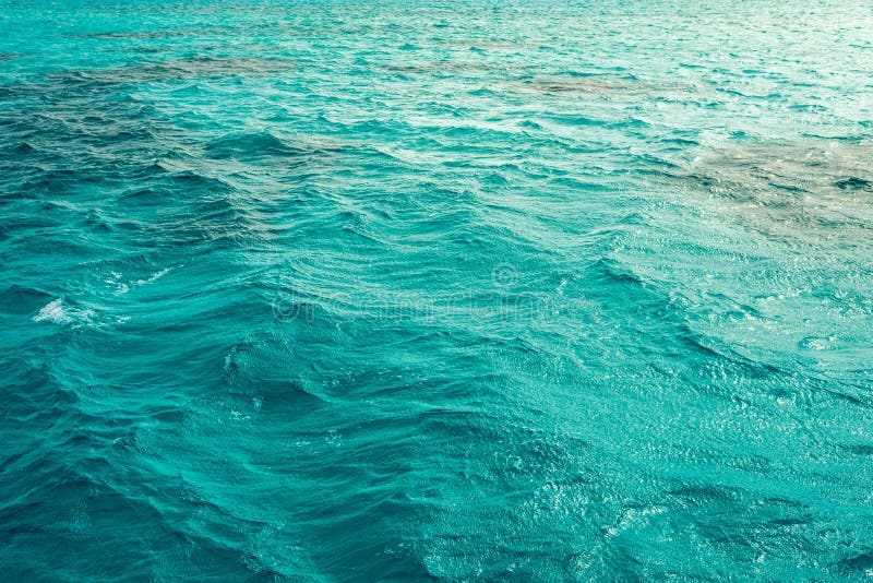 Texture Blue Sea or Ocean Water Full Frame Stock Photo - Image of ...