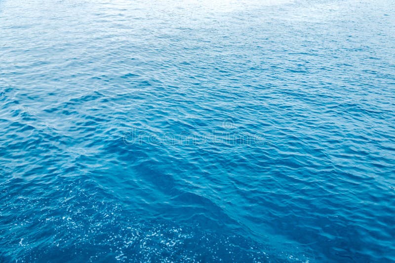 Texture Blue Sea or Ocean Water Full Frame Stock Photo - Image of ...
