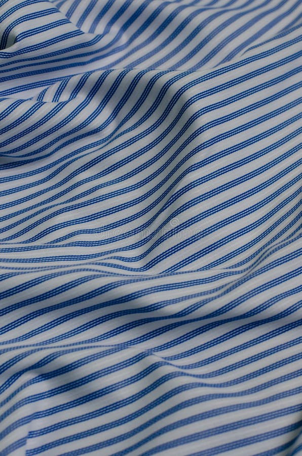 Texture of Blue Striped Fabric. Stock Image - Image of detail, woven ...