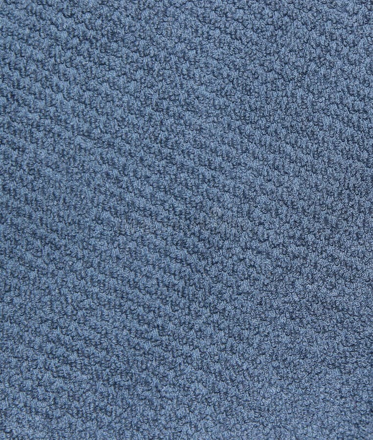 Texture of a Blue Terry Fabric Stock Photo - Image of loops, woven ...