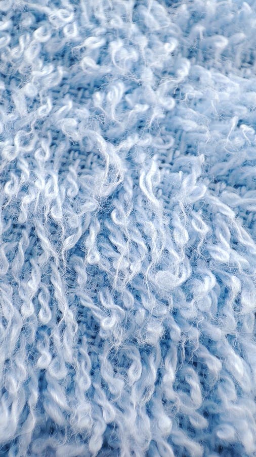 Texture of the Blue Towel when Zoomed in. Stock Photo - Image of ...