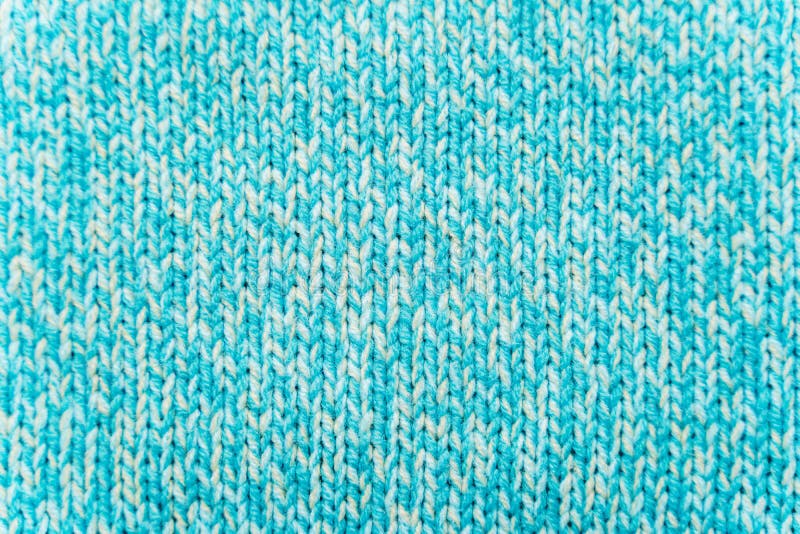 The Texture of a Blue Turquoise Knitted Fabric Stock Image - Image of ...