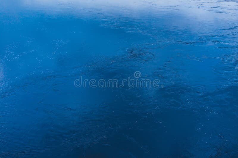 Texture of Blue Water on the Whole Frame Stock Image - Image of blue ...
