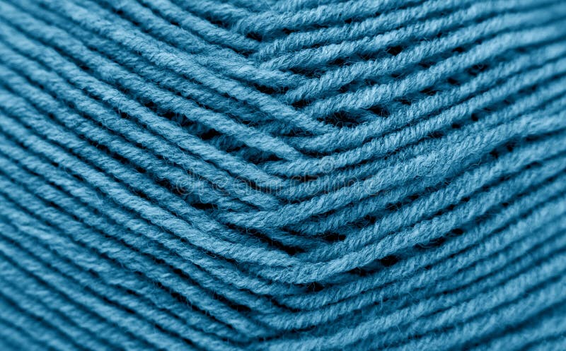 Texture of Blue Yarn. Abstract Background Stock Photo - Image of ...