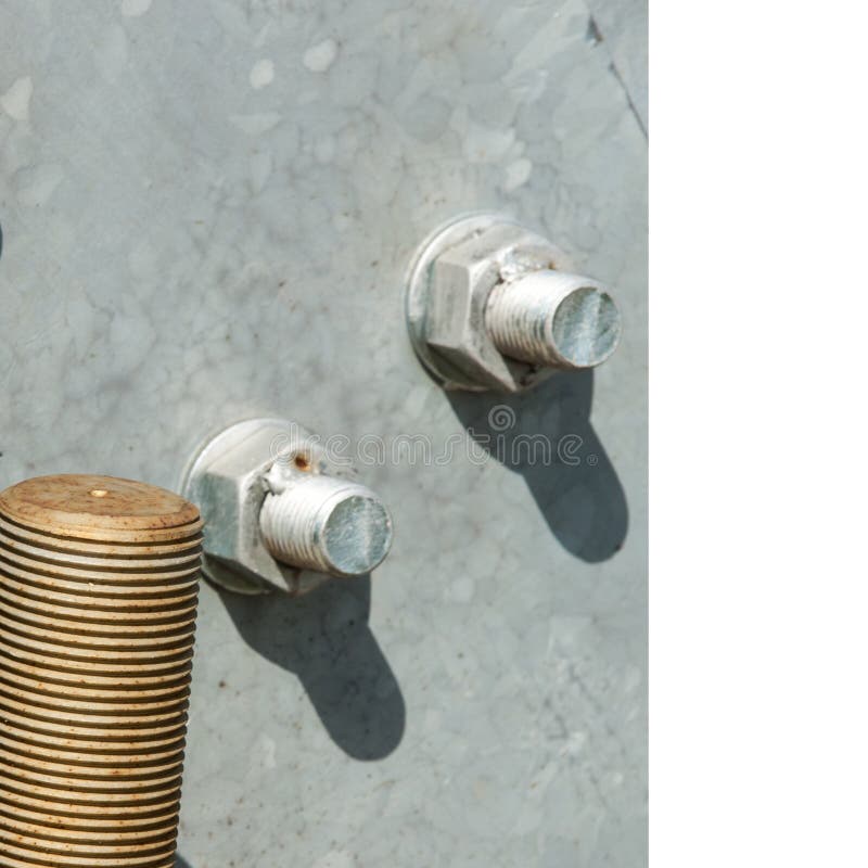 Texture bolts nuts stock photo. Image of hardware, head - 122813884