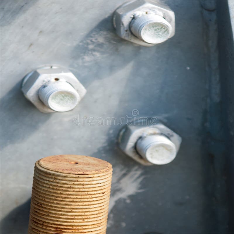 Texture bolts nuts stock photo. Image of hardware, head - 122813884