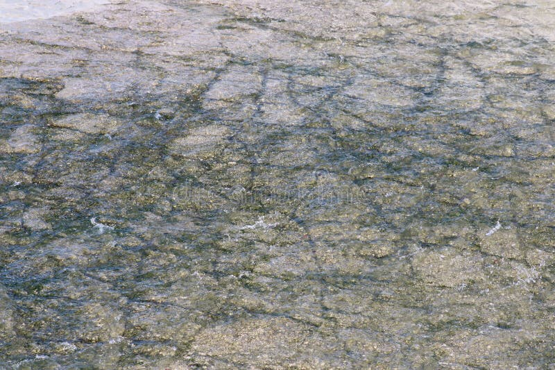 Texture of the Bottom of a Spillway at a Lakes Dam. Stock Image - Image ...