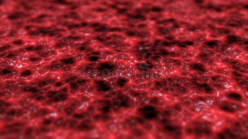 Texture of Brain Tissue, Organic Surface and Blood Vessels, Animation ...