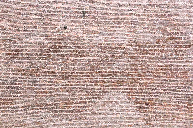 Texture of Brick Fortress Wall Stock Photo - Image of orange, grunge ...