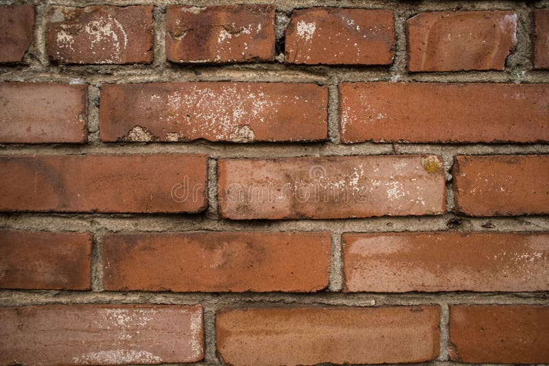 Texture Brick Masonry Made of Red Brick Stock Image - Image of retro ...