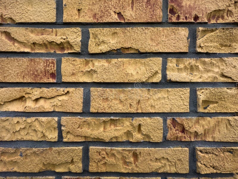 Texture of a Brick Wall. Brick Wall with Brown Bricks Stock Image ...