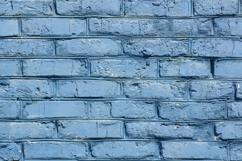 Blue brick wall texture stock photo. Image of grunge - 156399060