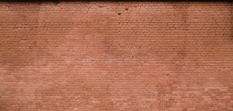 The Texture of the Brick Wall of Many Rows of Bricks Painted in Brown ...