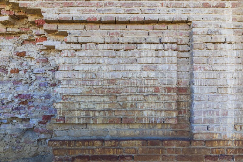 Texture of Brickwork Masonry Stock Photo - Image of rustic, orange ...