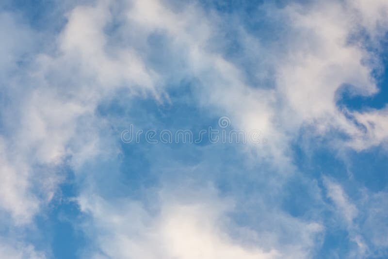 Texture Bright Contrast Sky with a Clouds Stock Image - Image of color ...