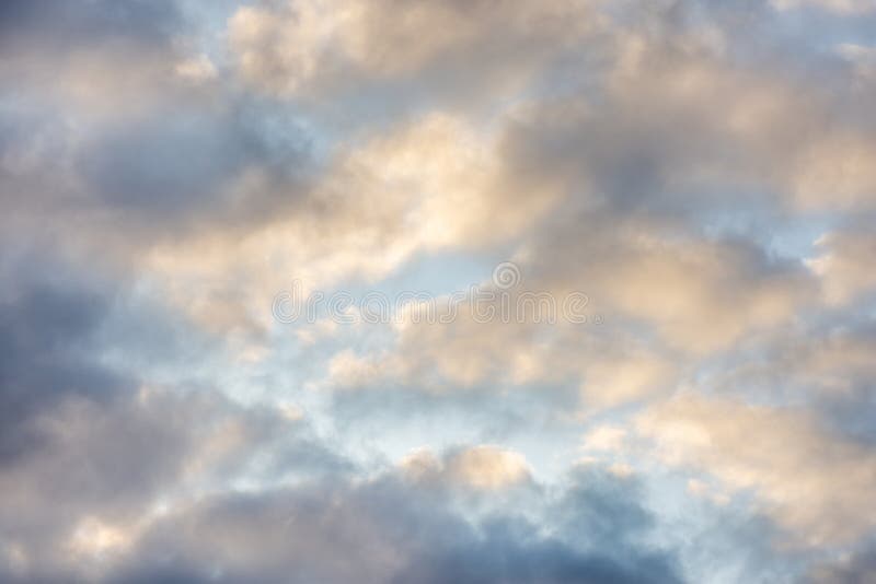 Texture Bright Contrast Sky with a Clouds Stock Photo - Image of color ...