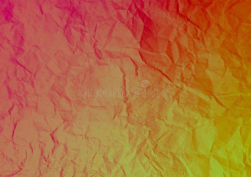 Texture of Bright Crumpled Paper with a Gradient Stock Image - Image of ...
