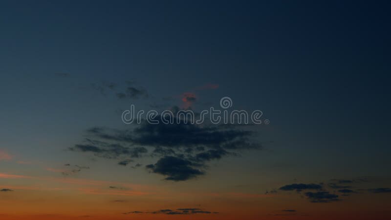 Texture of Bright Evening Sky during Sunset. Background of Clouds on ...