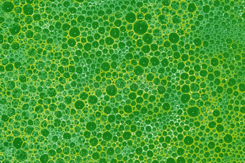 Texture Bright Green Bubbles on the Surface Stock Photo - Image of ...