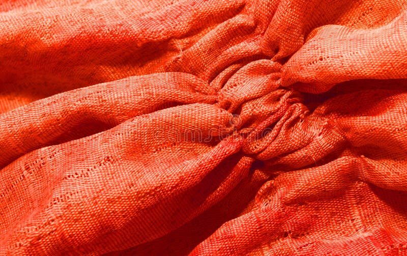 Saturated Fabric Texture in Warm Orange Colour. Stock Photo - Image of ...