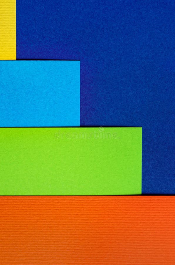 Texture of Bright Sheets of Color Cardboard Closeup Stock Photo - Image ...