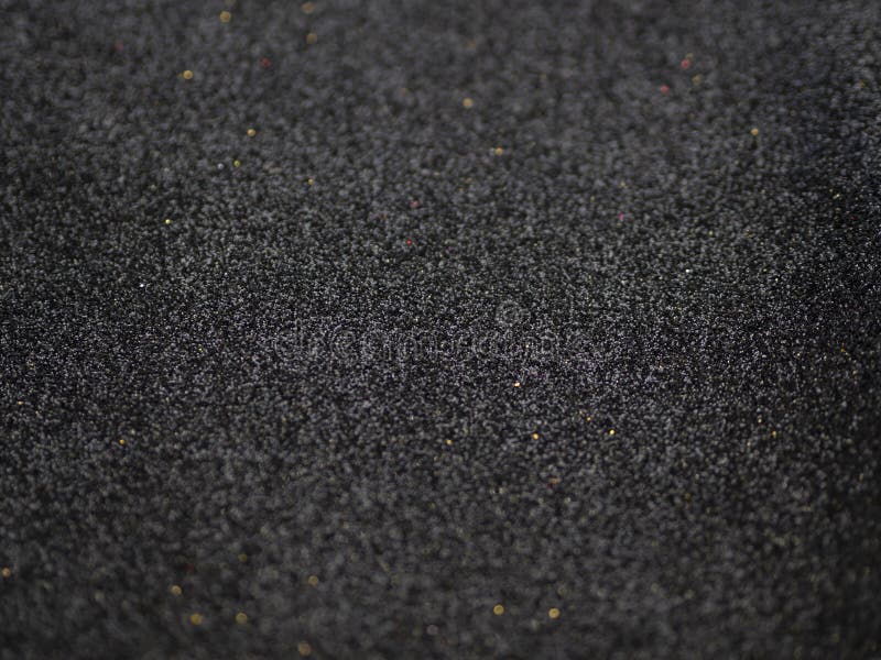 The Texture of Brilliant Black Foam with Glitter and Metallic Effect ...