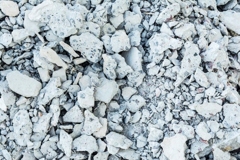 Texture of Broken Concrete, Cobblestones of Cement, Abstract Background ...