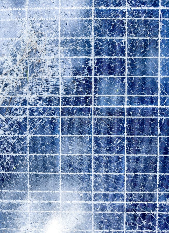 Texture of Broken Destroyed Solar Panel on the Ground. Stock Photo ...