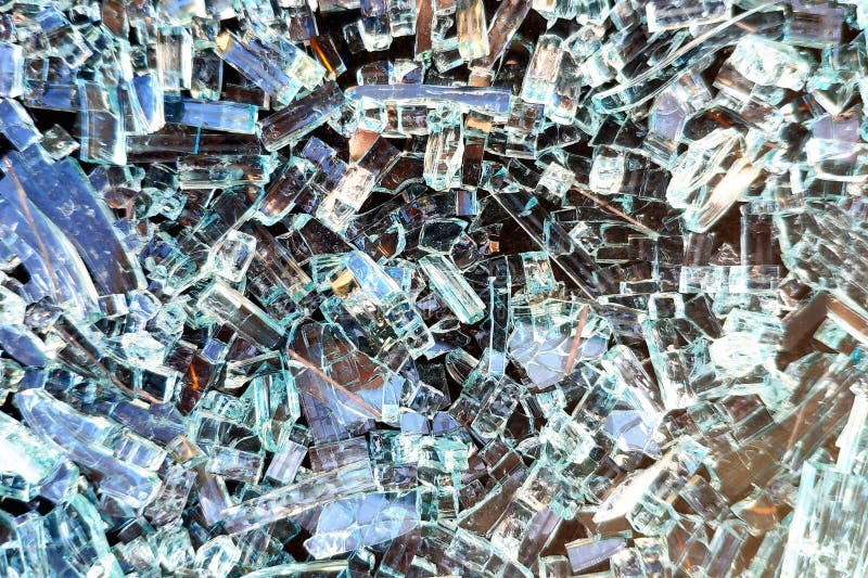 Texture of Broken Glass, Shards. Abstract Background. Stock Photo ...