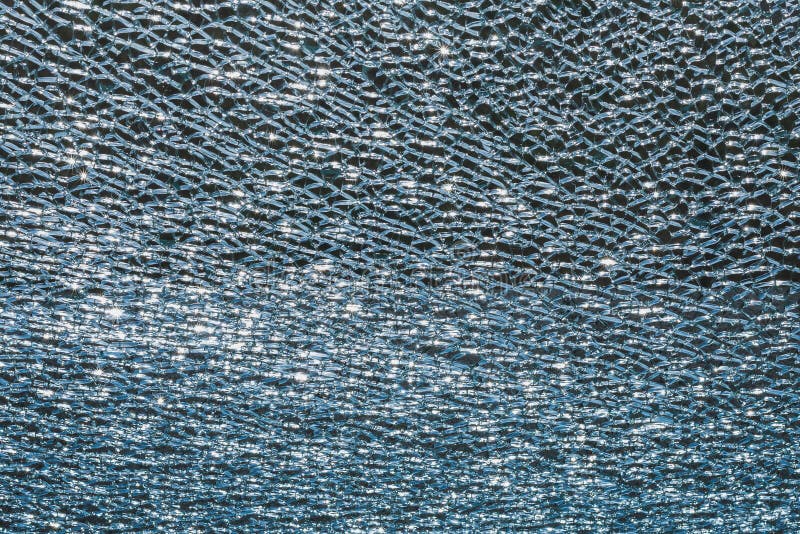 Texture of Broken Safety Glass Stock Photo - Image of accident ...
