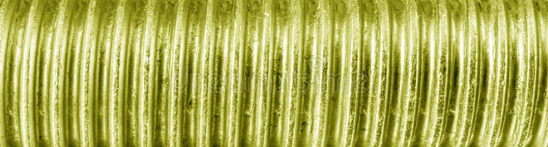 Texture of Bronze Bolt Thread. Abstract Metallic Banner. Stock Photo ...