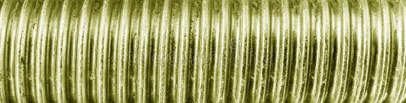 Texture of Bronze Bolt Thread. Abstract Metallic Banner. Stock Photo ...