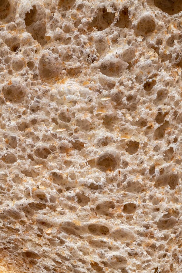Texture of Brown Bread Baked from Wheat Flour. High Resolution Brown ...