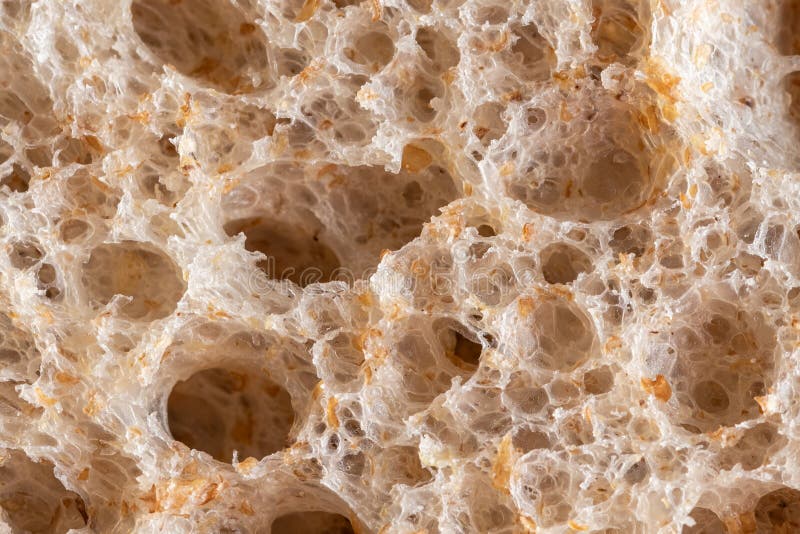 Texture of Brown Bread Baked from Wheat Flour. High Resolution Brown ...